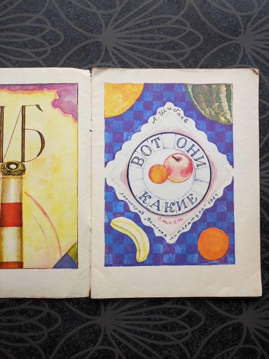 Russian Language, Children's Book, Book About Letters, Illustrated Book ...
