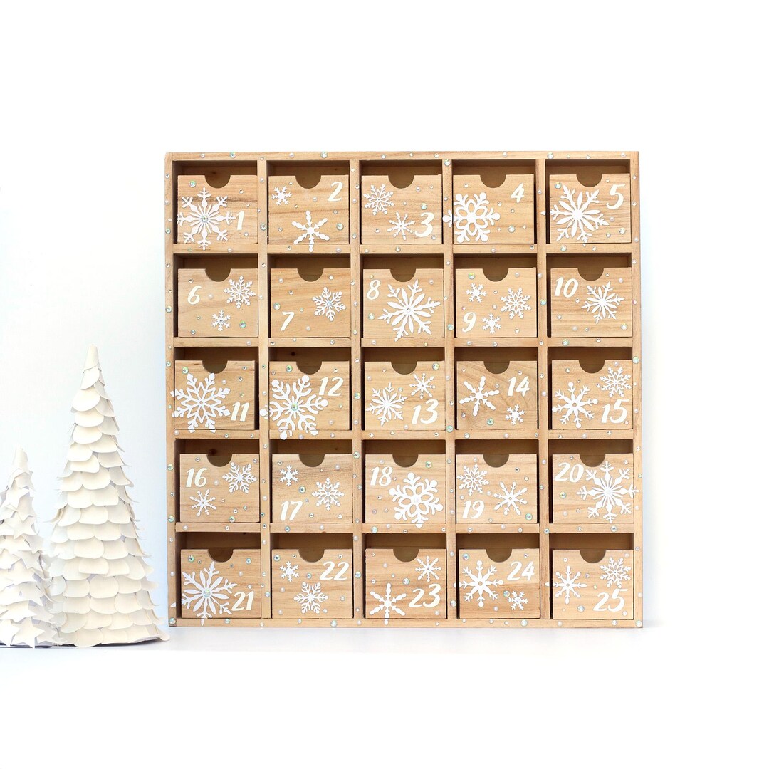 Advent Calendar, Wood Advent Calendar, Reusable Advent Calendar ...