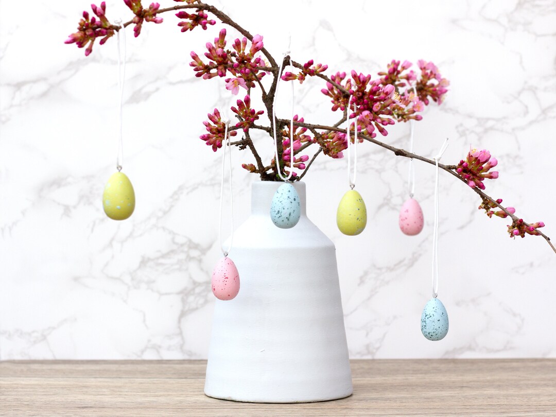 Easter Centerpiece Decor, Mini Easter Egg Ornaments, Wooden Eggs ...