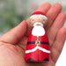 Christmas Peg Dolls, Santa Peg Doll, Wooden Snowman, Wooden Christmas ...