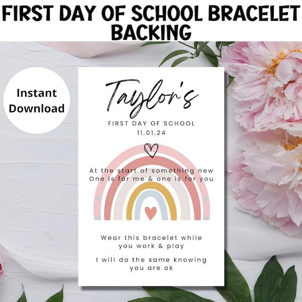 First Day of School Sign Printable - Etsy