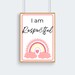 Positive Affirmation Station for the Classroom,boho Rainbow Decor ...