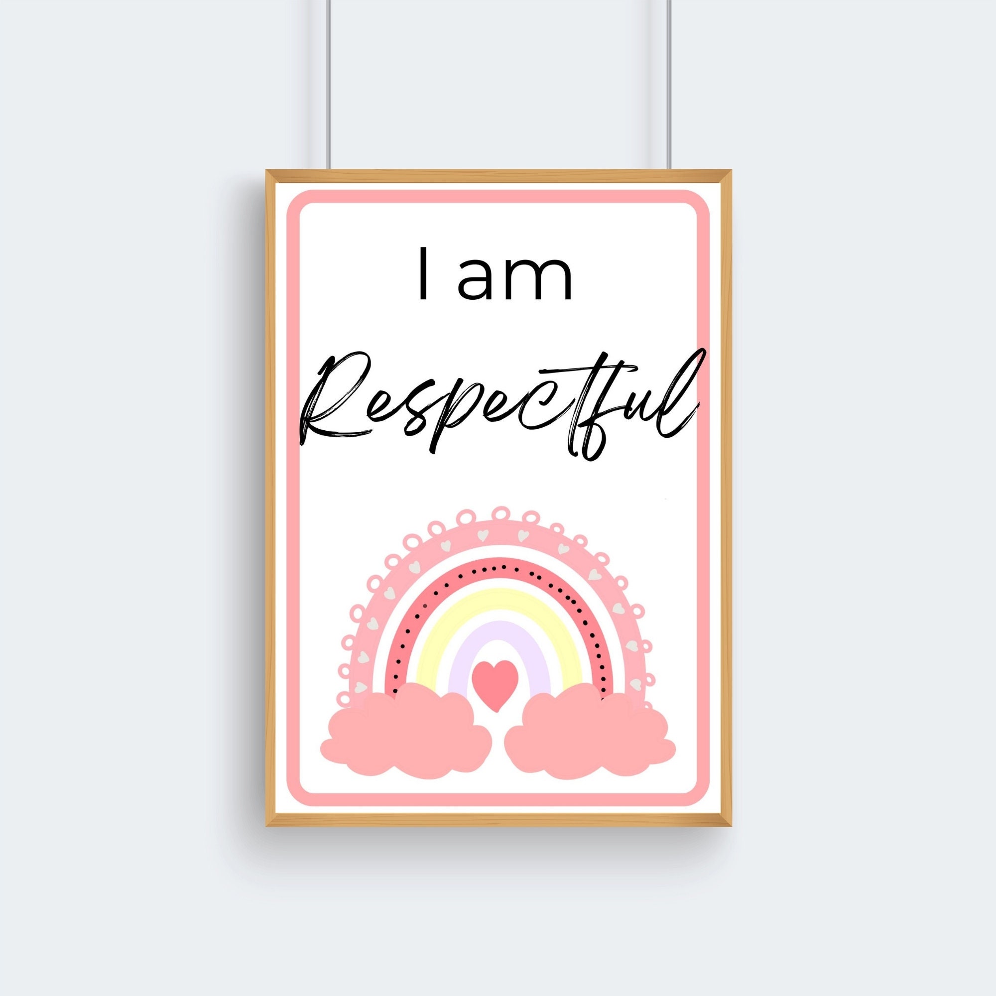 Positive Affirmation Station for the Classroom,boho Rainbow Decor ...