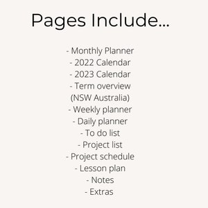 Printable Teacher Planner 2022-2023 Toolkit | Educators Daily and ...