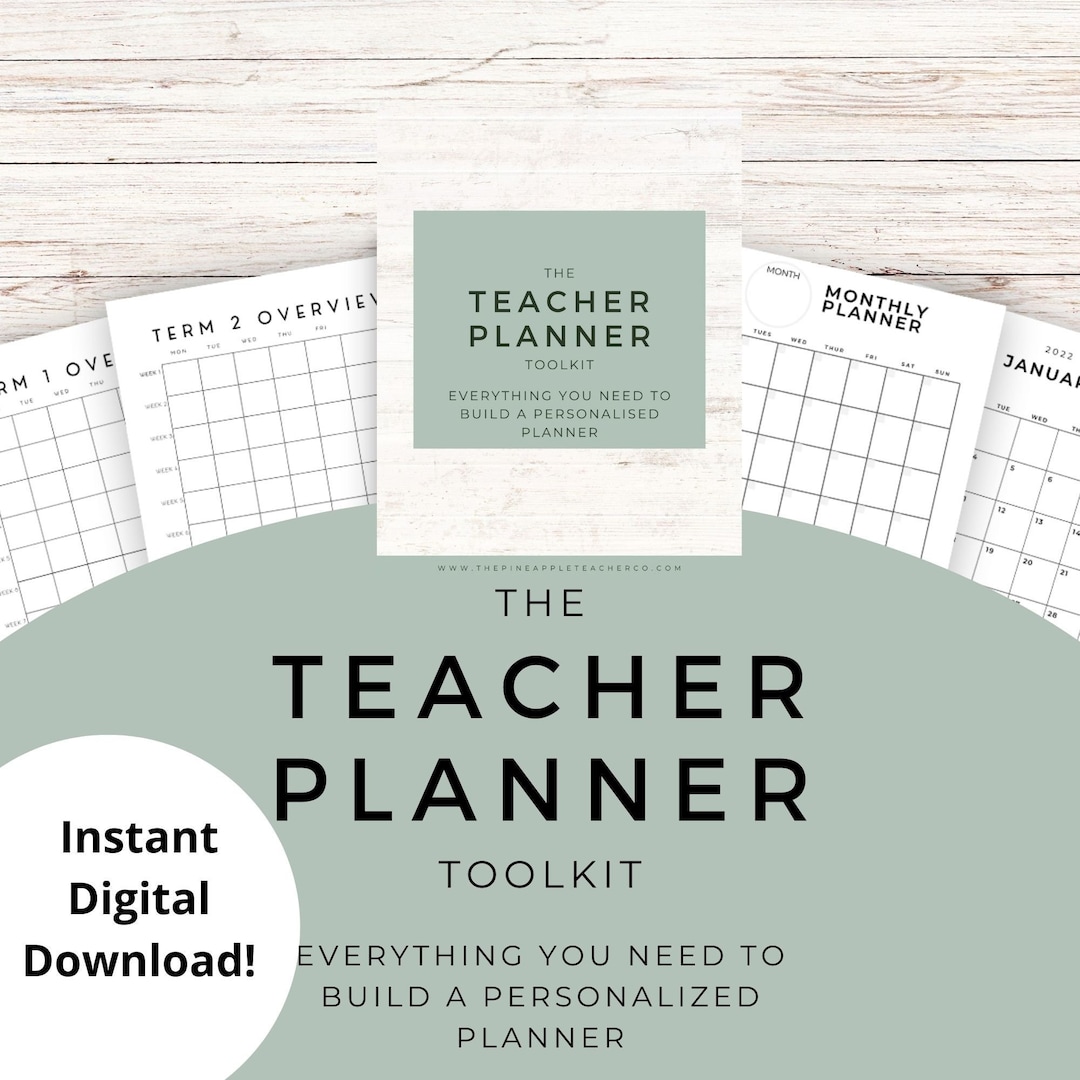 Printable Teacher Planner 2022-2023 Toolkit | Educators Daily and ...