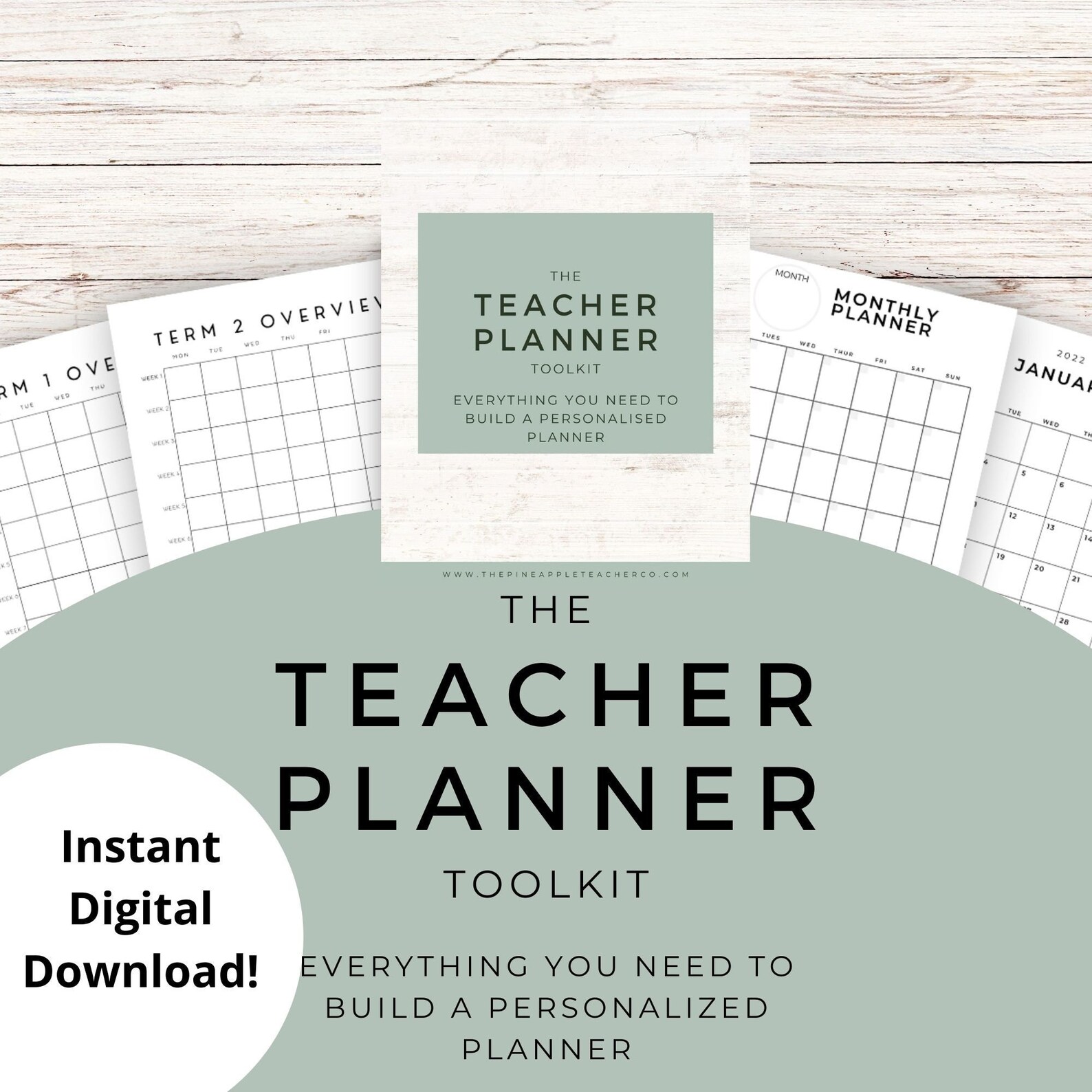 Printable Teacher Planner 2022-2023 Toolkit Educators Daily - Etsy ...