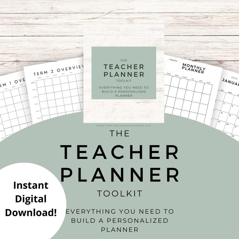 Printable Teacher Planner 2022-2023 Toolkit | Educators Daily and ...