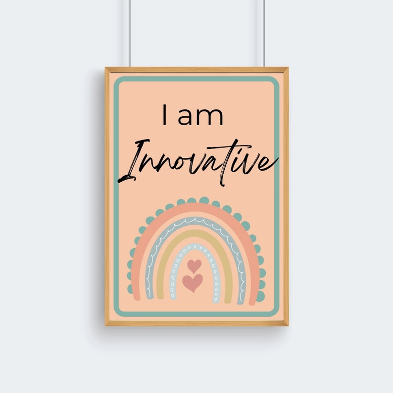 Affirmation Station, Classroom Decor, Positive Affirmations, Rainbow ...