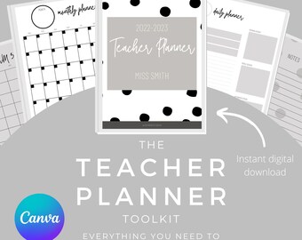 Middle School Teacher Planner - Etsy