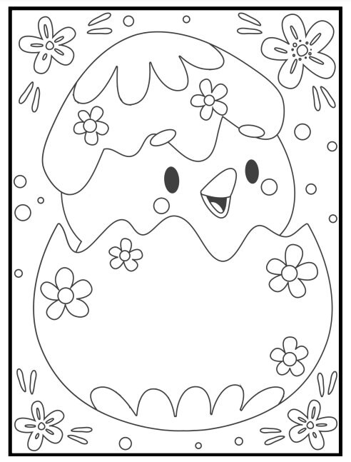 Easter Coloring Pages - Etsy