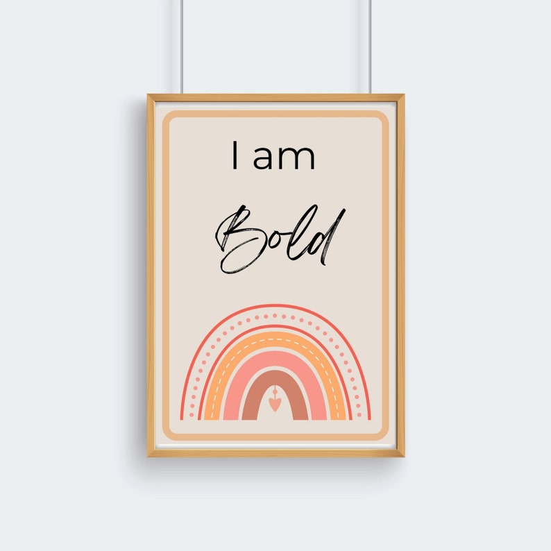Affirmation Station, Classroom Decor, Positive Affirmations, Rainbow ...