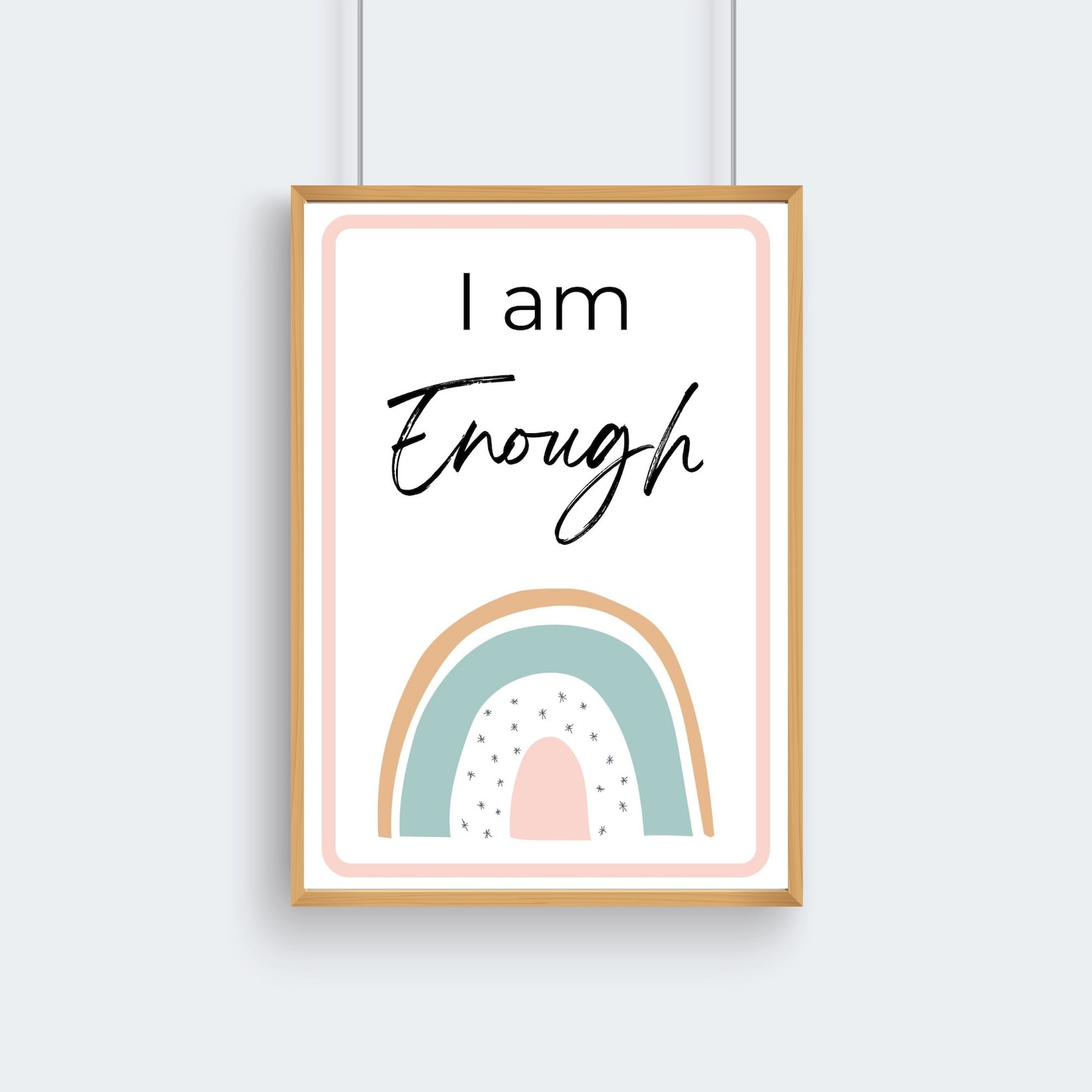 Positive Affirmation Station for the Classroom,boho Rainbow Decor ...