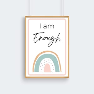 Positive Affirmation Station for the Classroom,boho Rainbow Decor ...