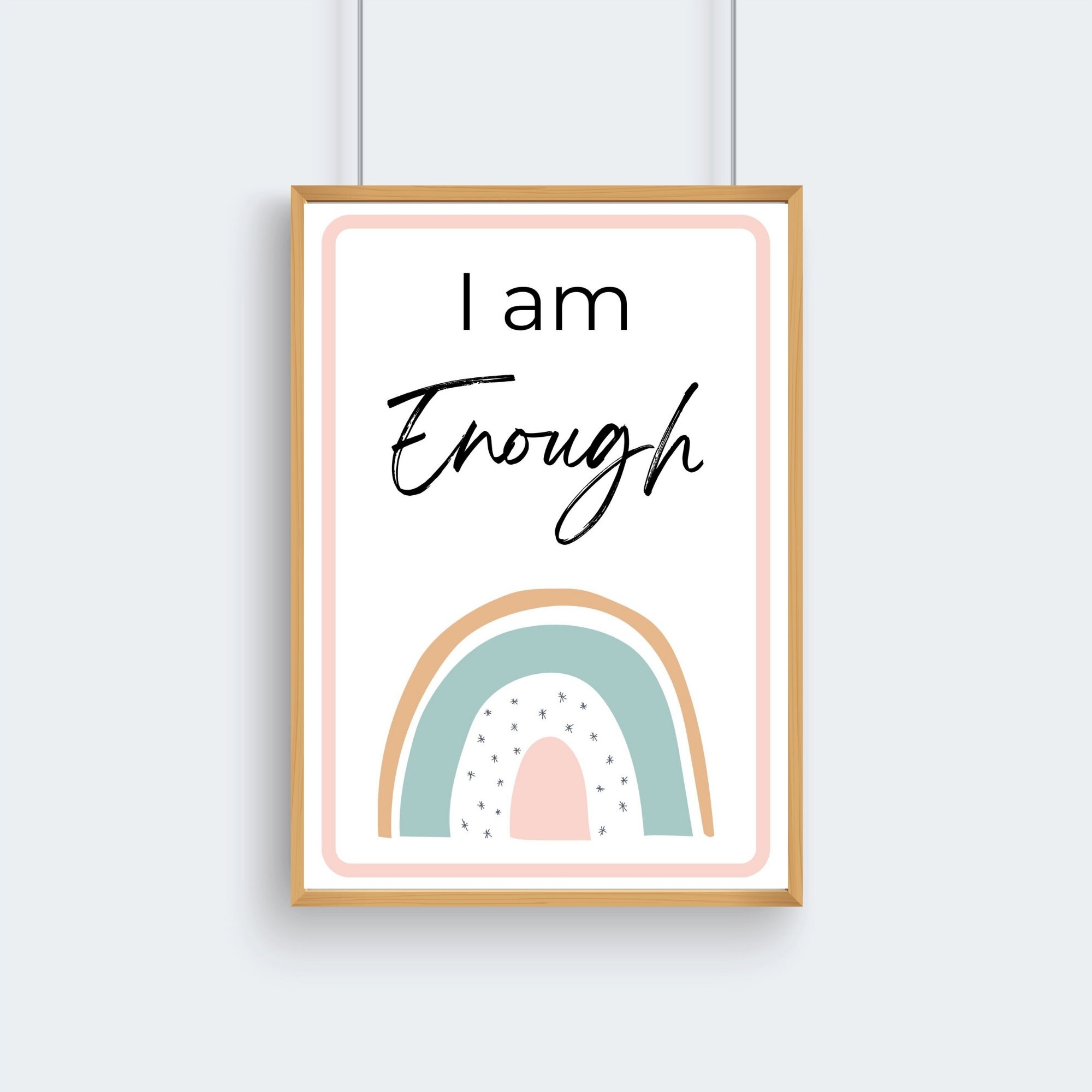 Positive Affirmation Station for the Classroom,boho Rainbow Decor ...