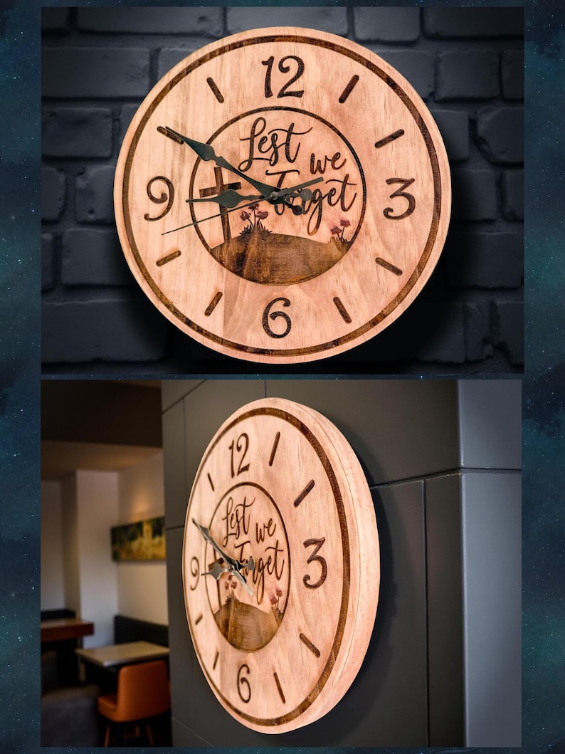 Remembrance Day Wall Clock - Etsy