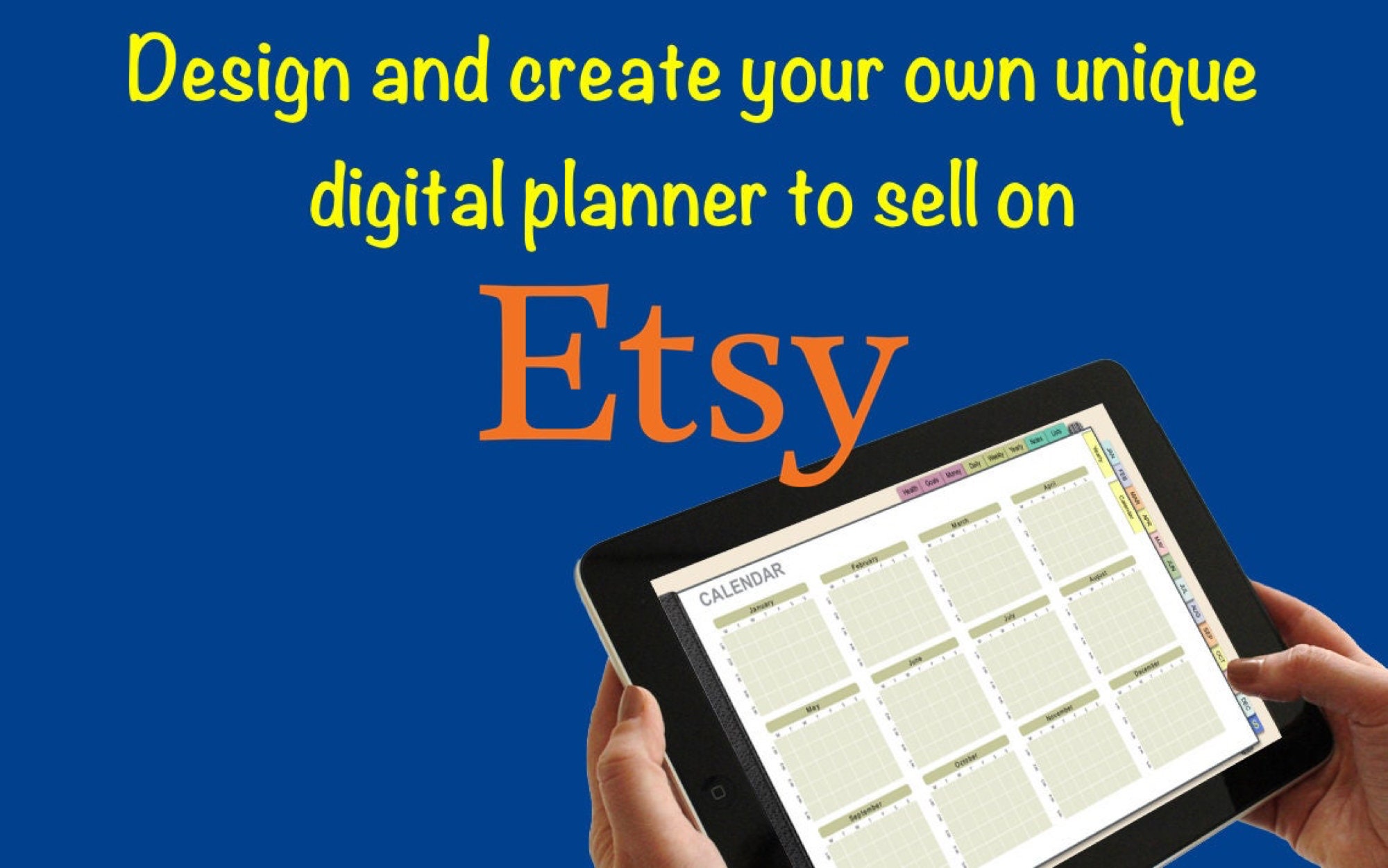 Editable Digital Planner Template With Hyperlinks Commercial Use ...