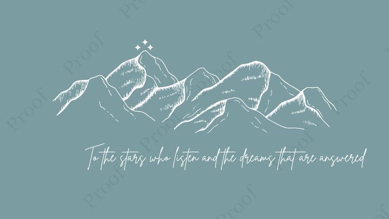 ACOTAR Inspired Computer Wallpaper and Lock Screen - Etsy