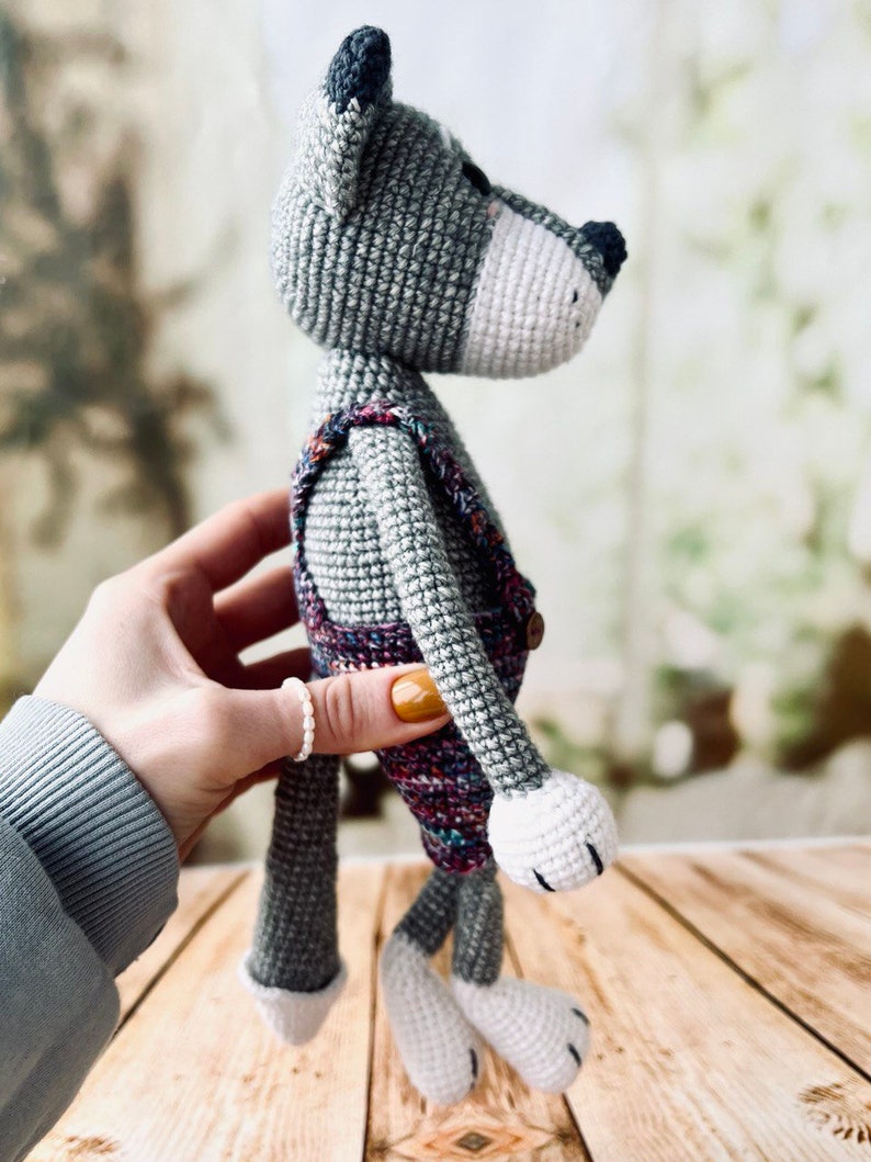 Wolf Amigurumi Toy Pattern Wolf or Gray Dog Crochet Pattern - Etsy Canada
