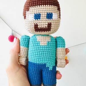 Steve and Zombie Minecraft Amigurumi Pattern / Minecraft Toys Crochet ...