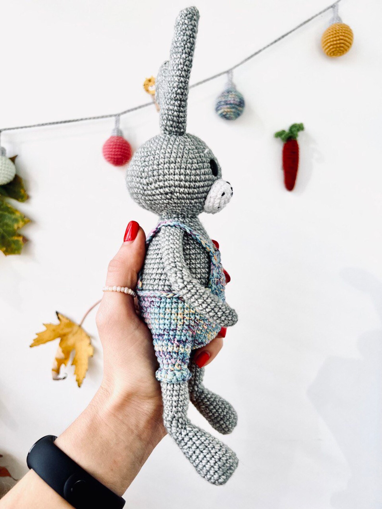 Ike the Bunny Amigurumi Toy Pattern Bunny Crochet Toy - Etsy