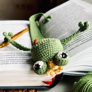Frog Bookmark Amigurumi Toy Pattern / Frog Crochet Pattern Amigurumi ...