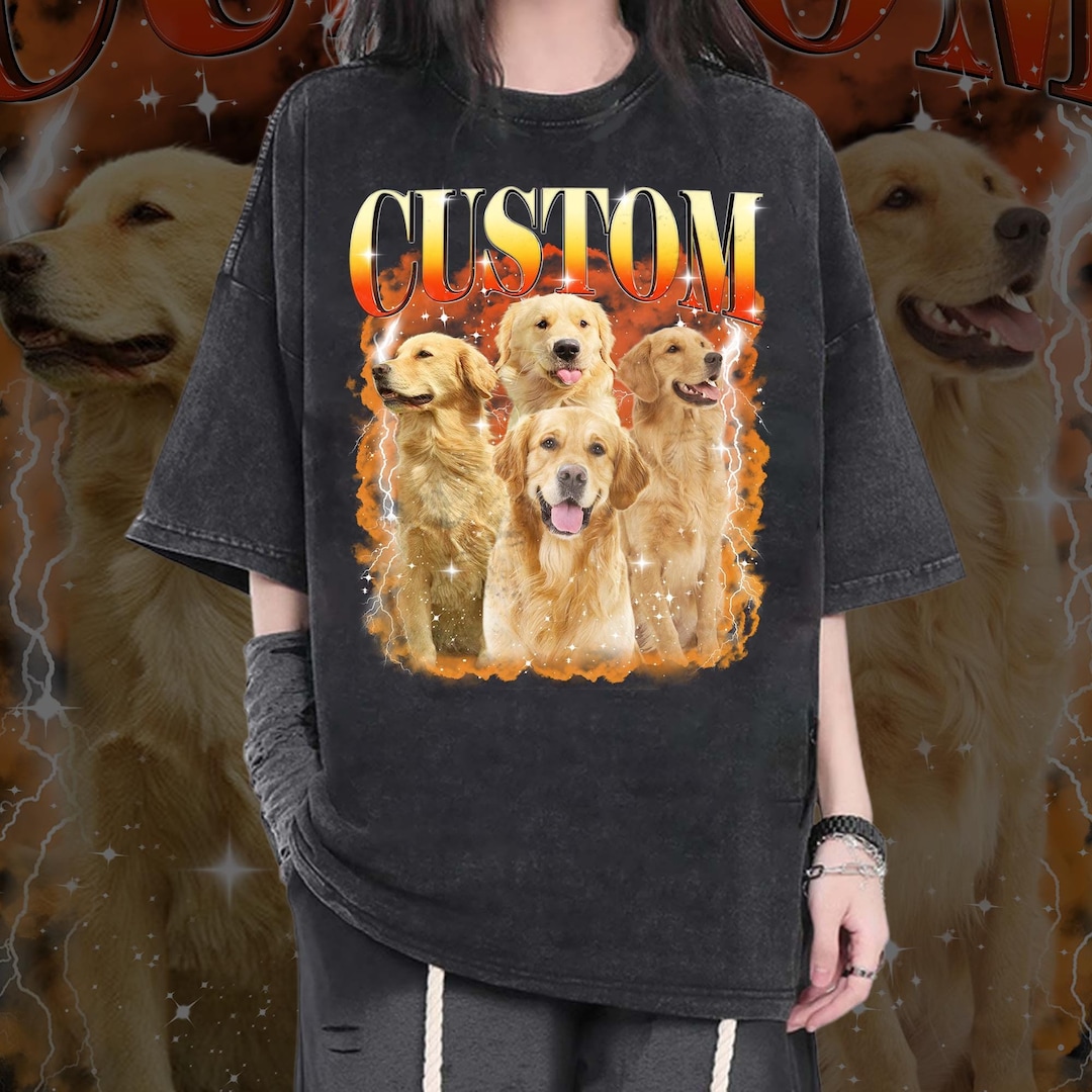 Comfort Colors Custom Bootleg Shirt, Pet Photo Shirt, Custom Pet Shirt ...
