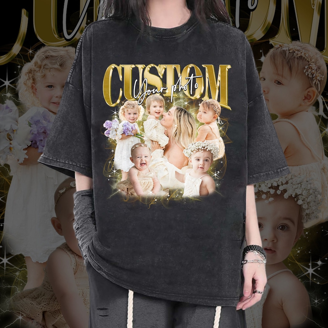 Custom Bootleg Rap Tee, Shirt With Face Photo Vintage T Shirts ...