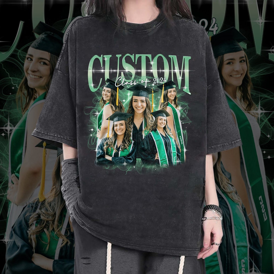 Custom 90s Vintage Graduation Bootleg Shirt, Gift for Graduation ...