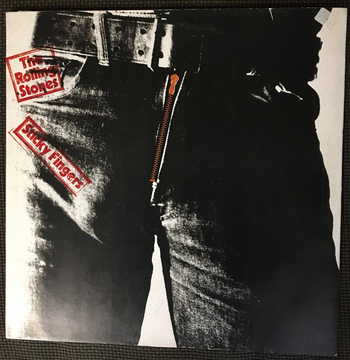 The Rolling Stones Sticky Fingers Vinyl 1979 Reissue Zipper Cover - Etsy