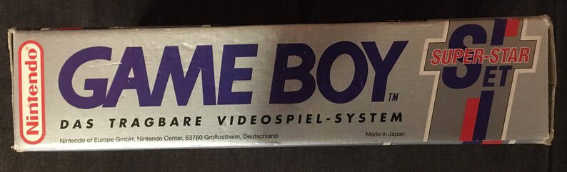 Game Boy Super Star Set & Box and Papers - Etsy