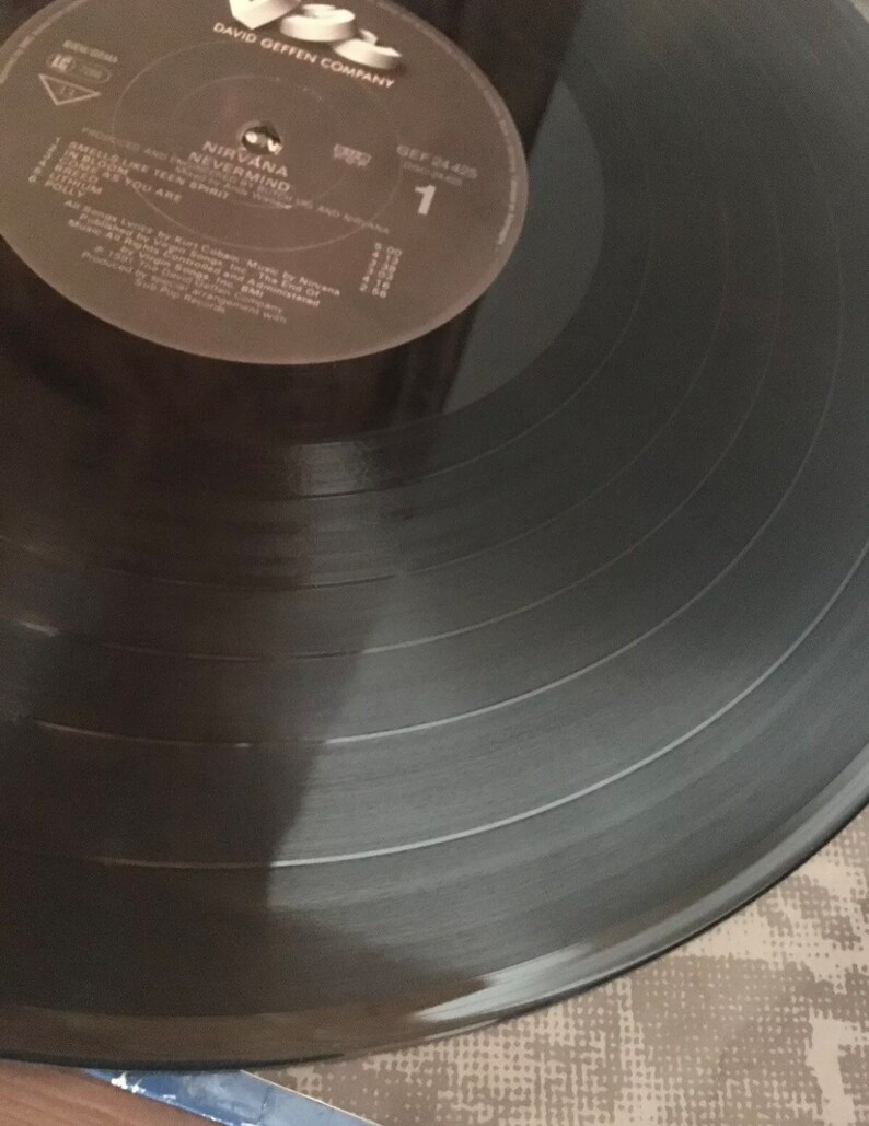 Nirvana Nevermind Vinyl LP Germany 1991 First Press Rare Kurt Cobain - Etsy
