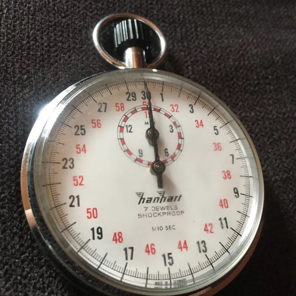 Hanhart Stopwatch 7 Jewels at Charles Casale blog