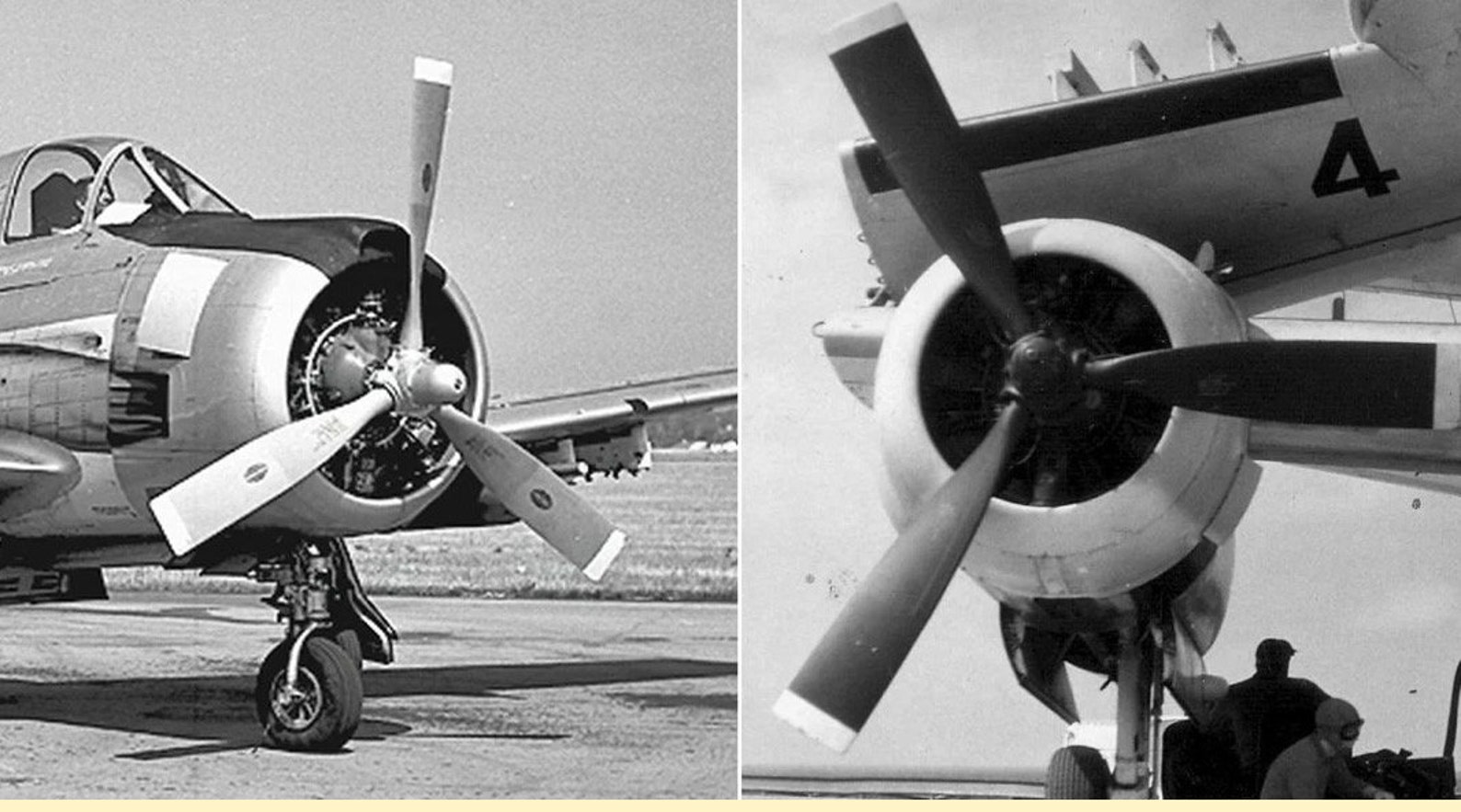 T28 Trojan Fighter Bomber Prop Airplane Propeller Aviation High Polish ...