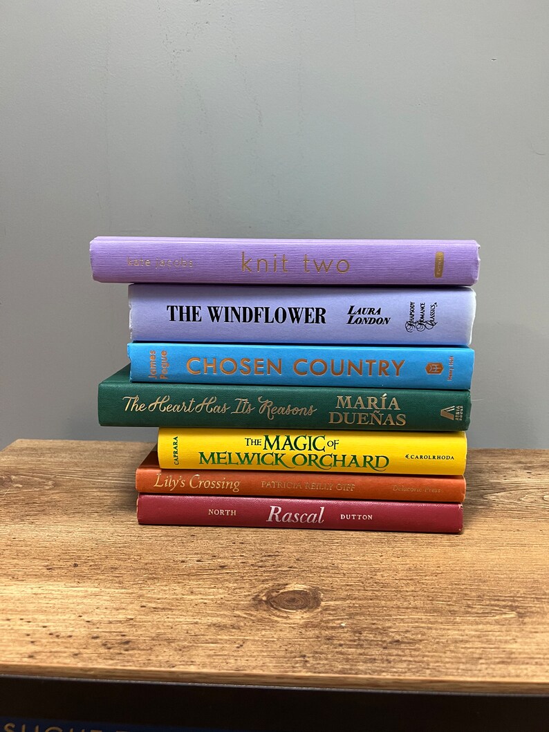 Rainbow Book Set - Etsy