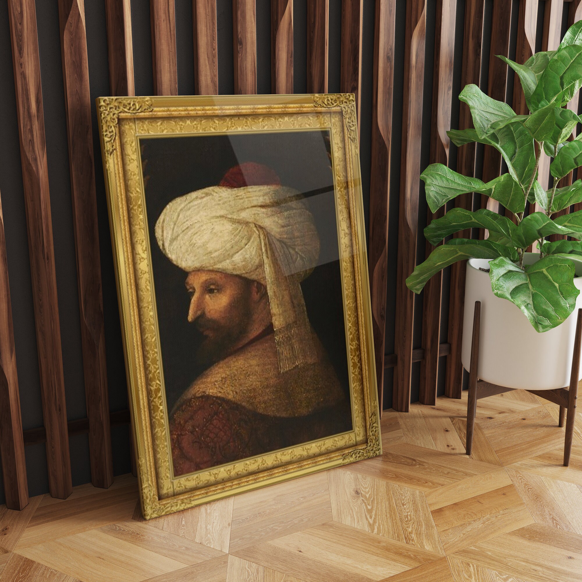 Fatih Sultan Mehmet Glass Painting Ottoman Empire Frame - Etsy