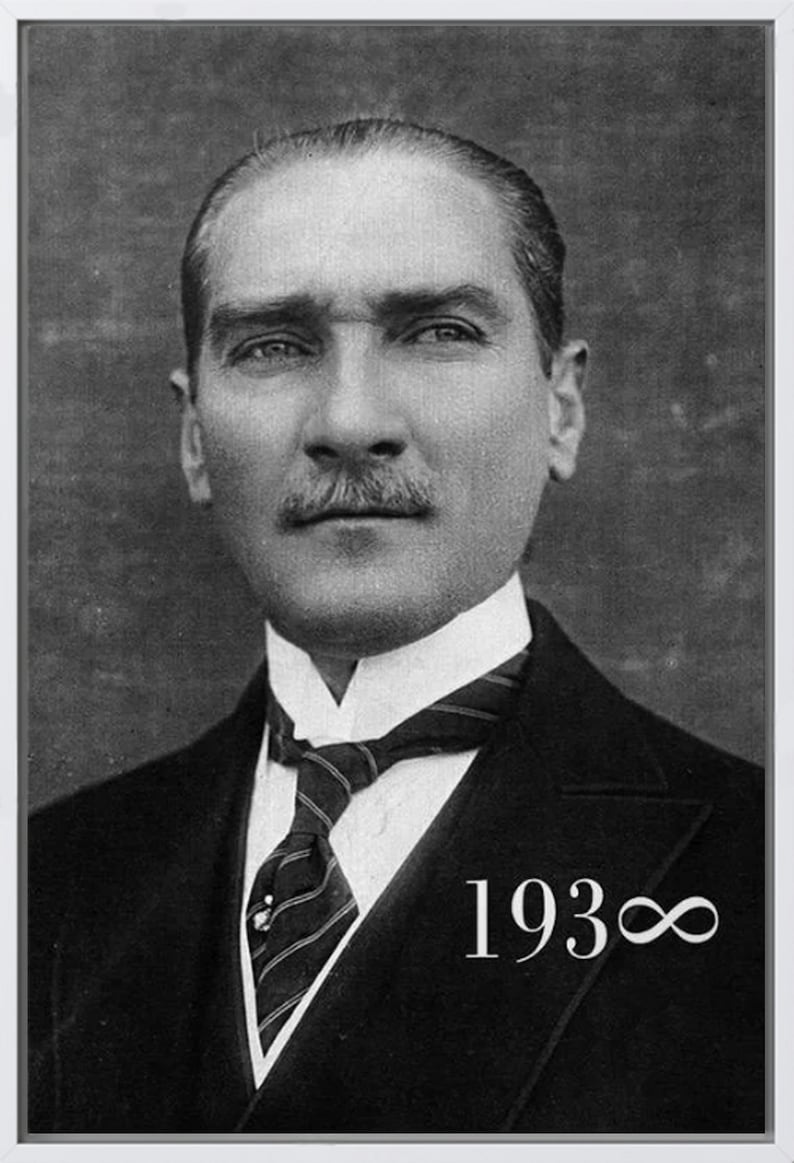 Mustafa Kemal Ataturk Paint Canvas Leader Soldier Painting - Etsy