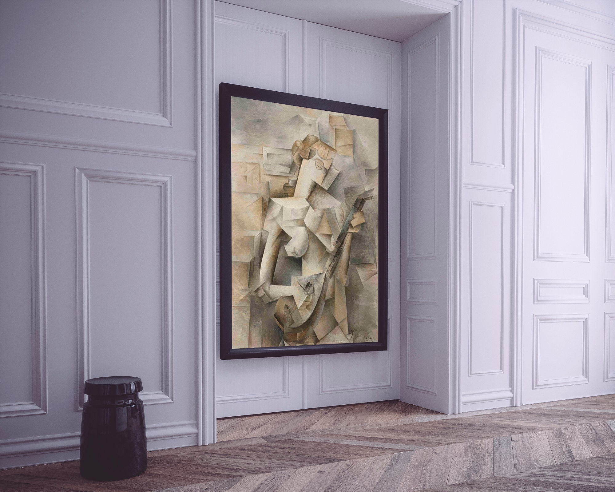 Pablo Picasso Girl With Mandolin Canvas Painting Frame - Etsy