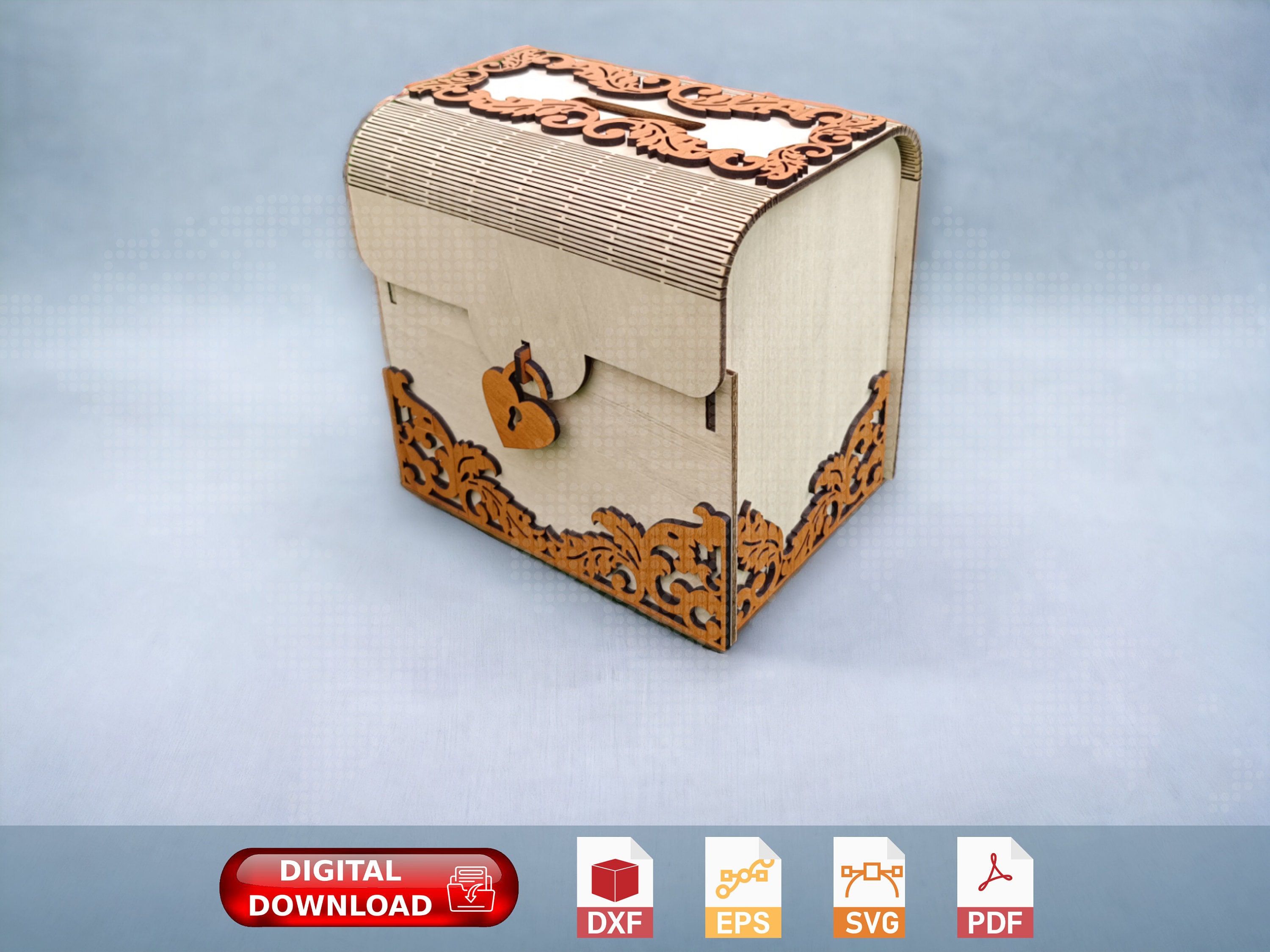 Piggy Bank House Money Saving Cash Wooden Box Design Gift, Cash Box svg ...