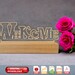 Welcome LED Sign Desk Light Night, for Office, Hotel, Reception, Front ...