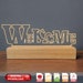 Welcome LED Sign Desk Light Night, for Office, Hotel, Reception, Front ...