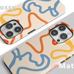 Retro Groovy Swirls iPhone Case, iPhone 15 14 Plus Case, iPhone 13 12 11 Pro Max Case, iPhone X ...