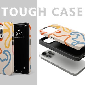 Retro Groovy Swirls iPhone Case, iPhone 15 14 Plus Case, iPhone 13 12 11 Pro Max Case, iPhone X ...