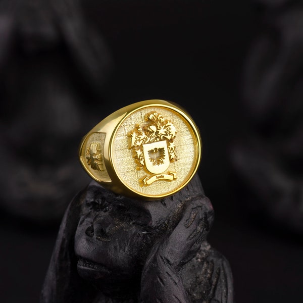 Gold Family Crest - Etsy