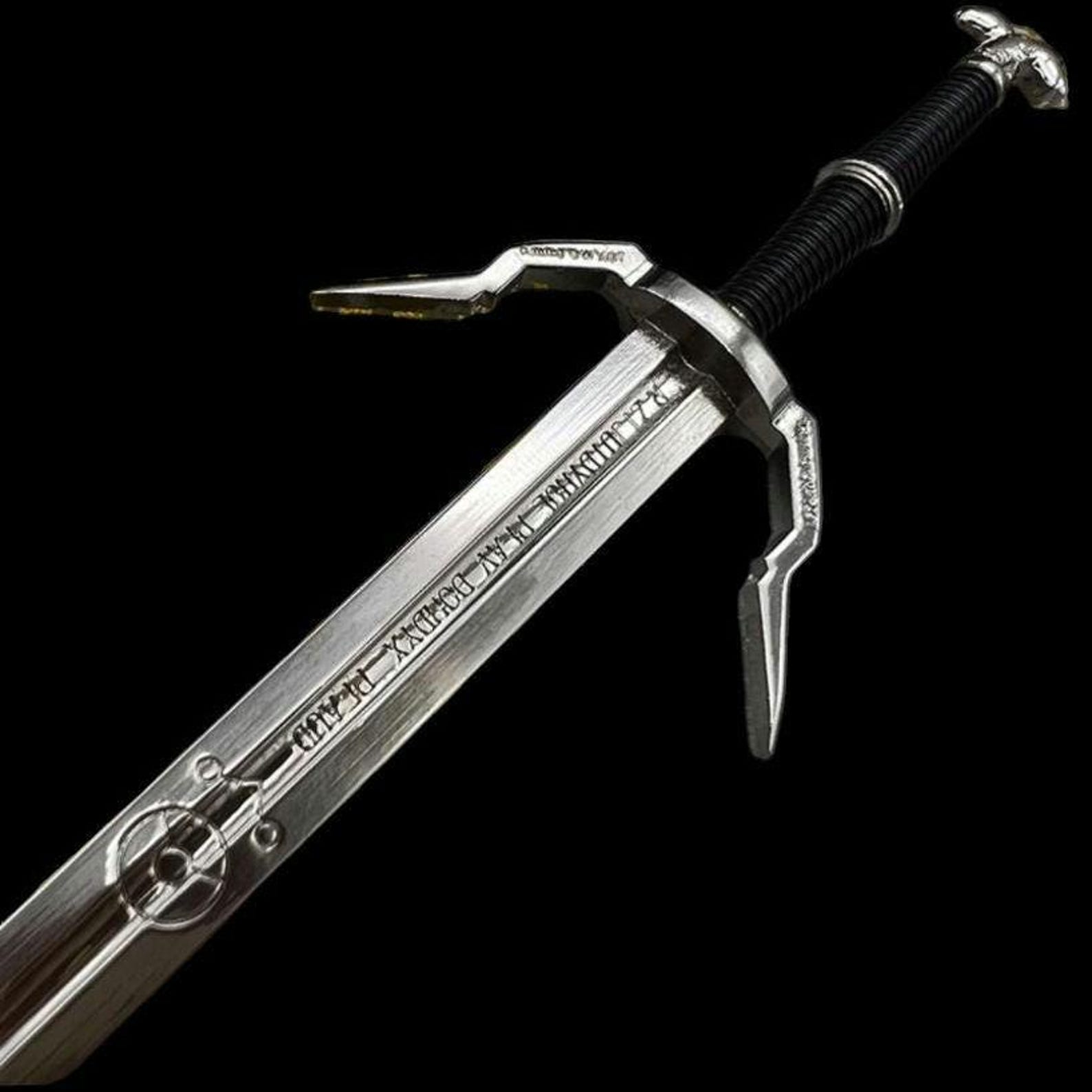 The Witcher Wild Hunt Geralt of Rivia Silver Swords and Steel Swords - Etsy