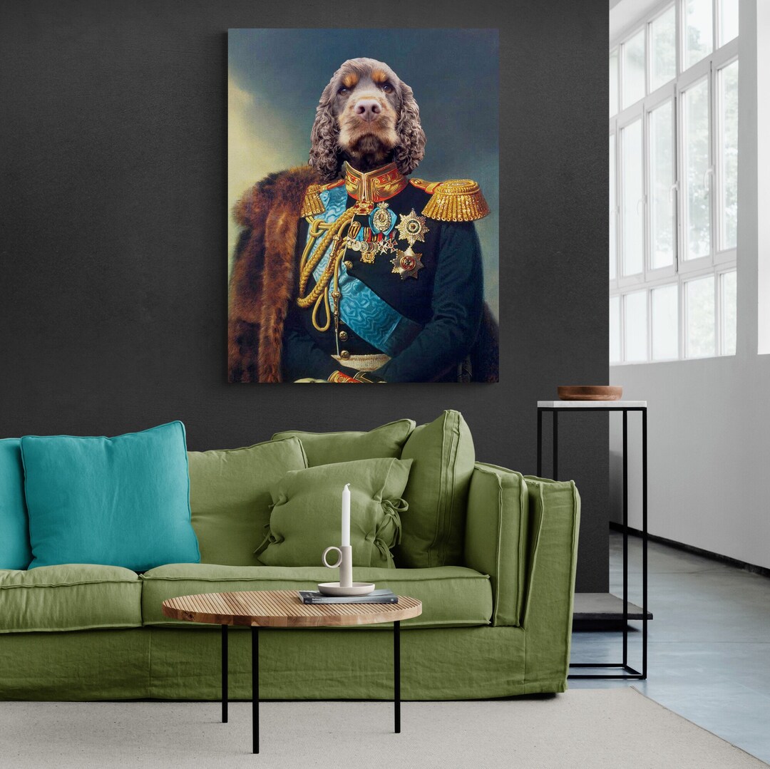 Custom Personal Pet Portraits Your Pet Photo Canvas Photo Download ...