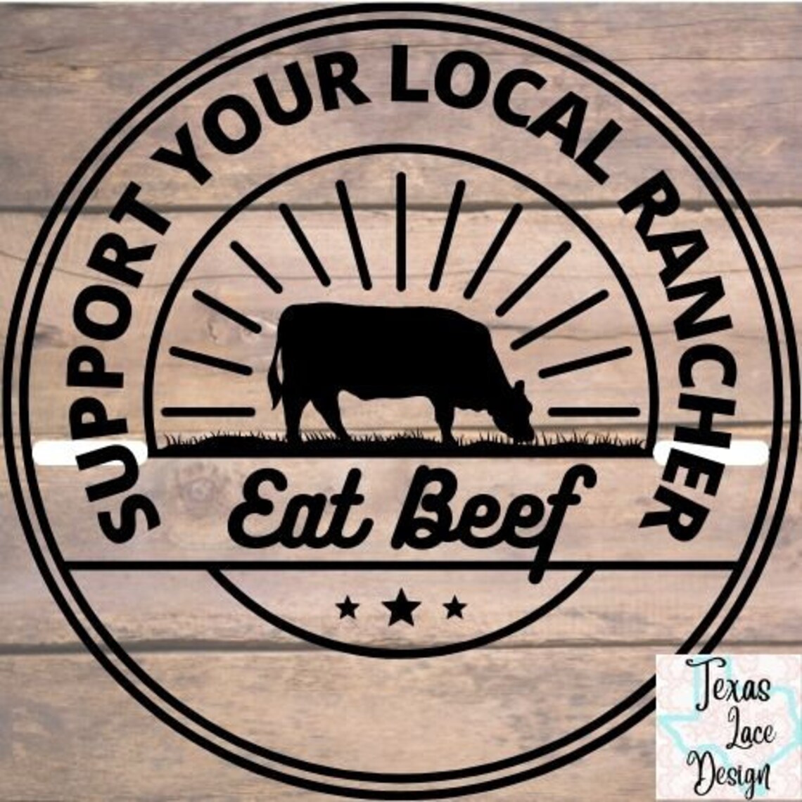 Rancher: Eat Beef Support Your Local Rancher - Etsy