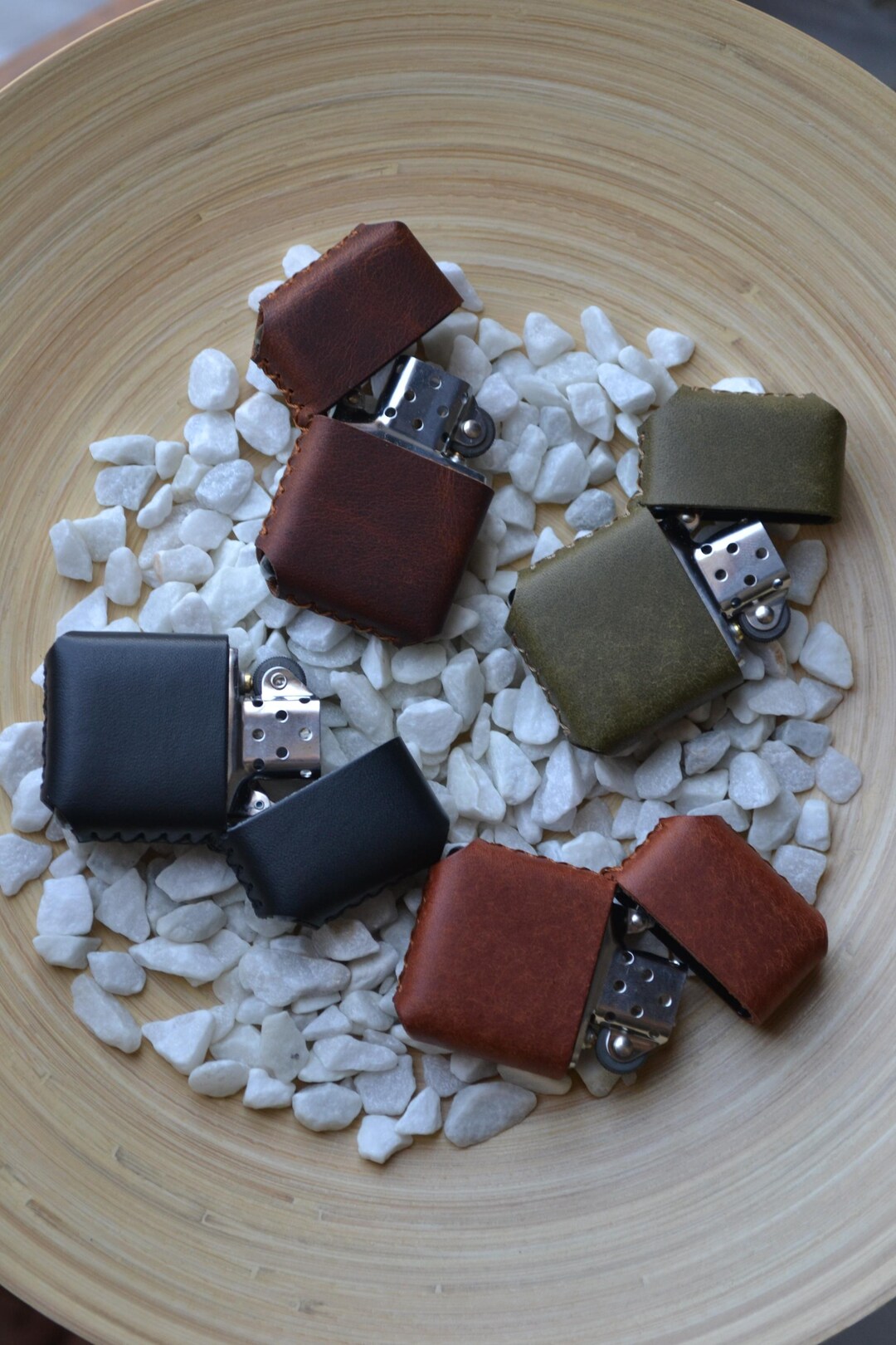 Customized Leather Zippo Case / Christmas Gift for Men / Leather ...