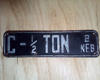 Antique License Plate Topper | Etsy