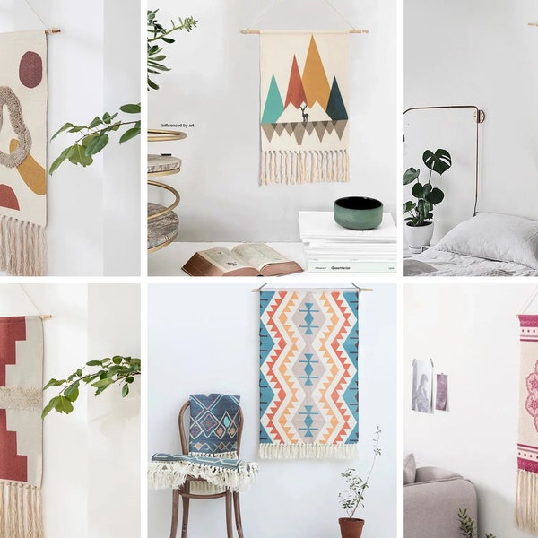 Woven Tapestry Wall Hanging - Etsy