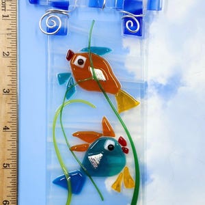 Fabulous Fish Contemporary Fused Glass Sun Catcher - Jewelry for Your ...